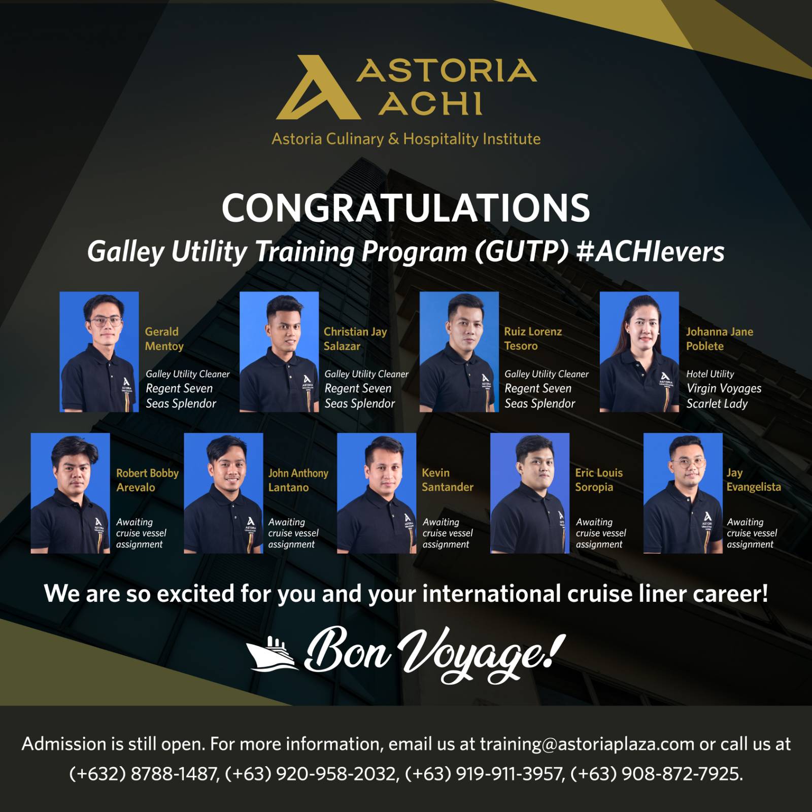 Astoria Culinary and Hospitality Institute - Hospitality School in Pasig